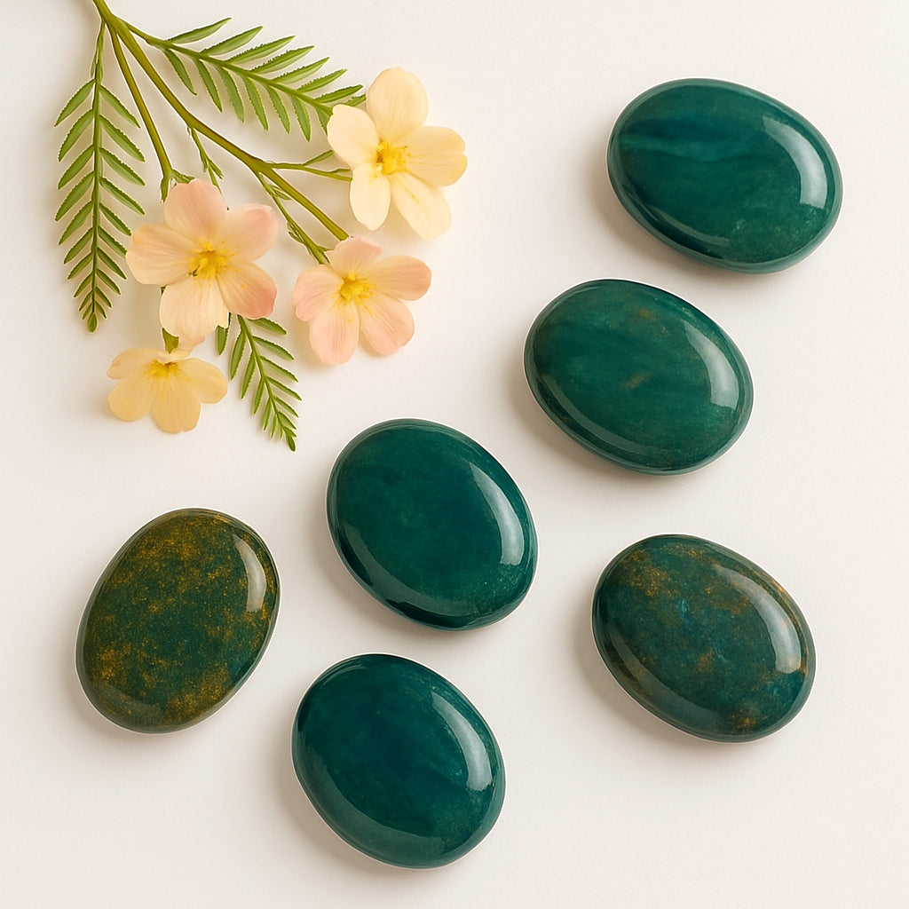Buy Genuine Bloodstone Palmstone | Endurance | Talk to Crystals