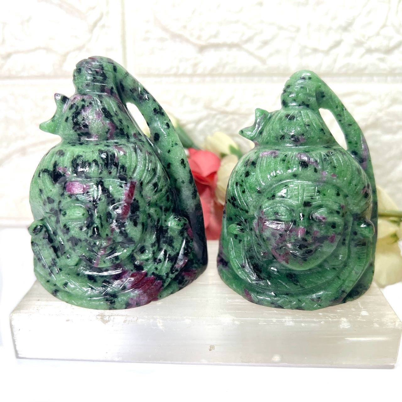 Shiva Head in Ruby Zoisite online at Talk to Crystals