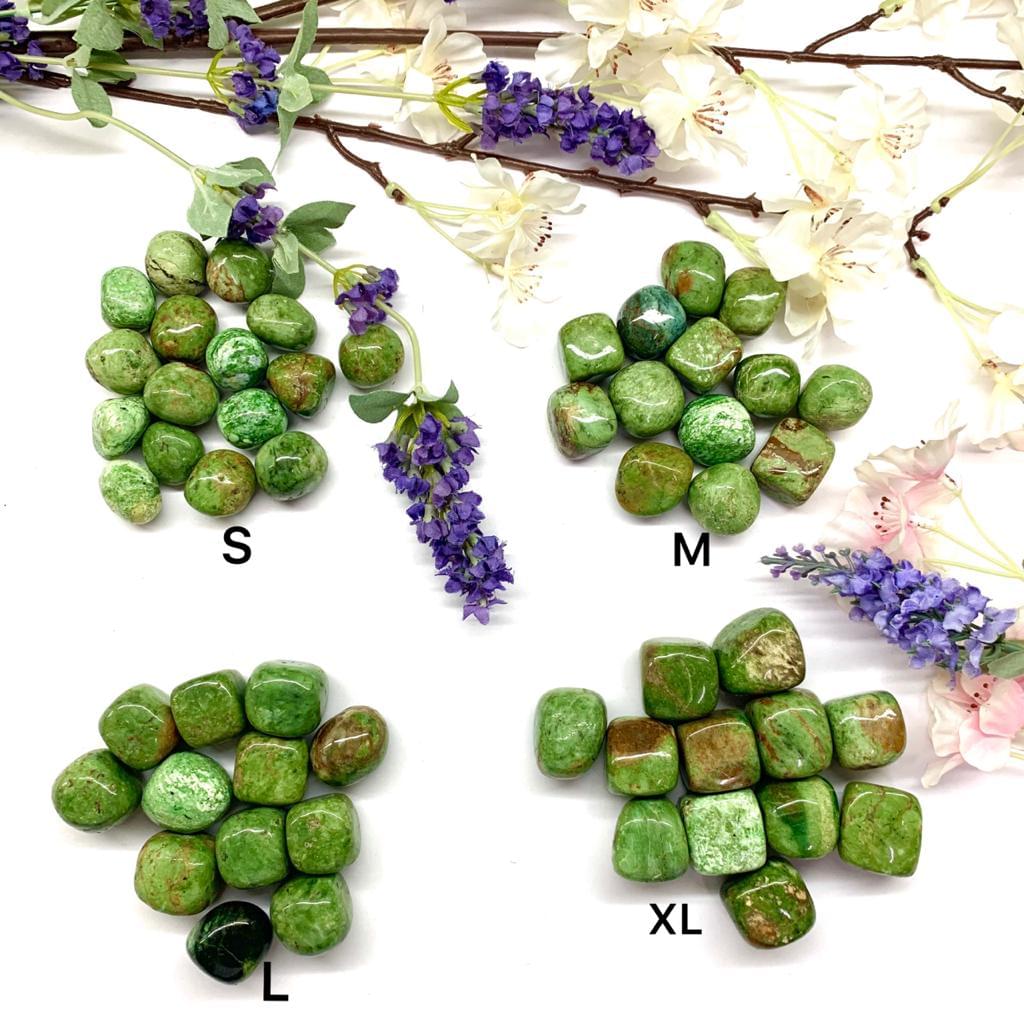 Buy African Jade Tumble healing stone to Improve Business Relationships