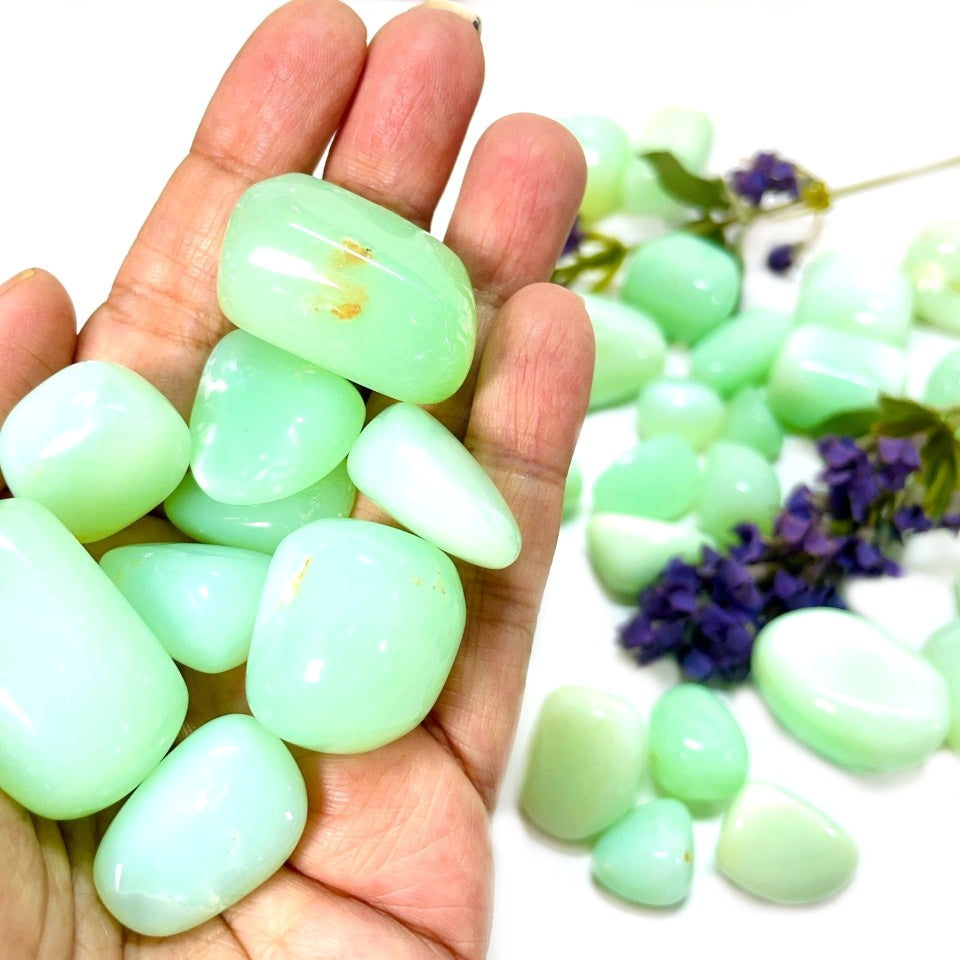 Chrysopal Tumbles for Emotional Comfort and Healing - Talk to Crystals