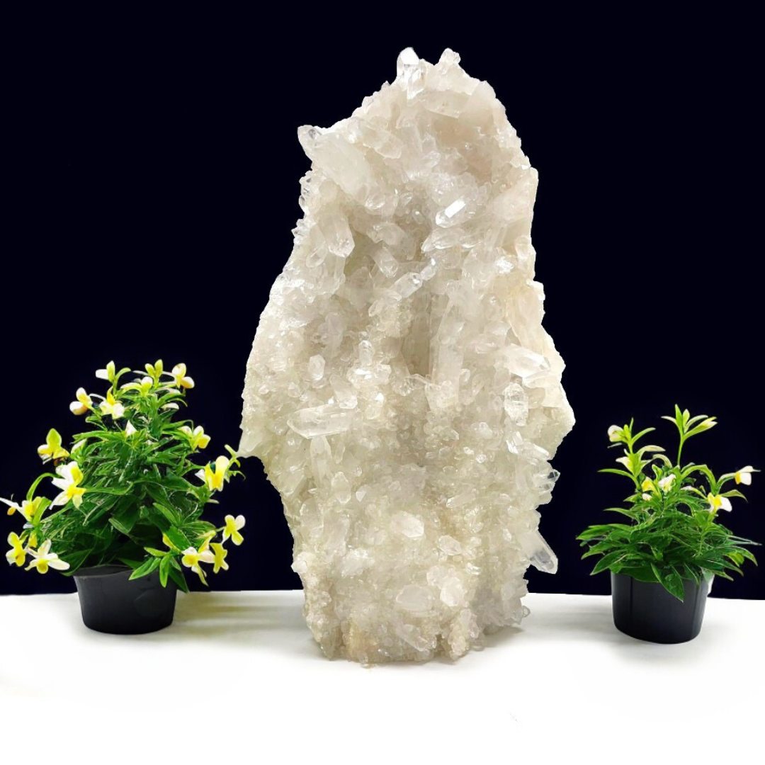 Shop large standing Clear Quartz Cluster Online - Talk To Crystals