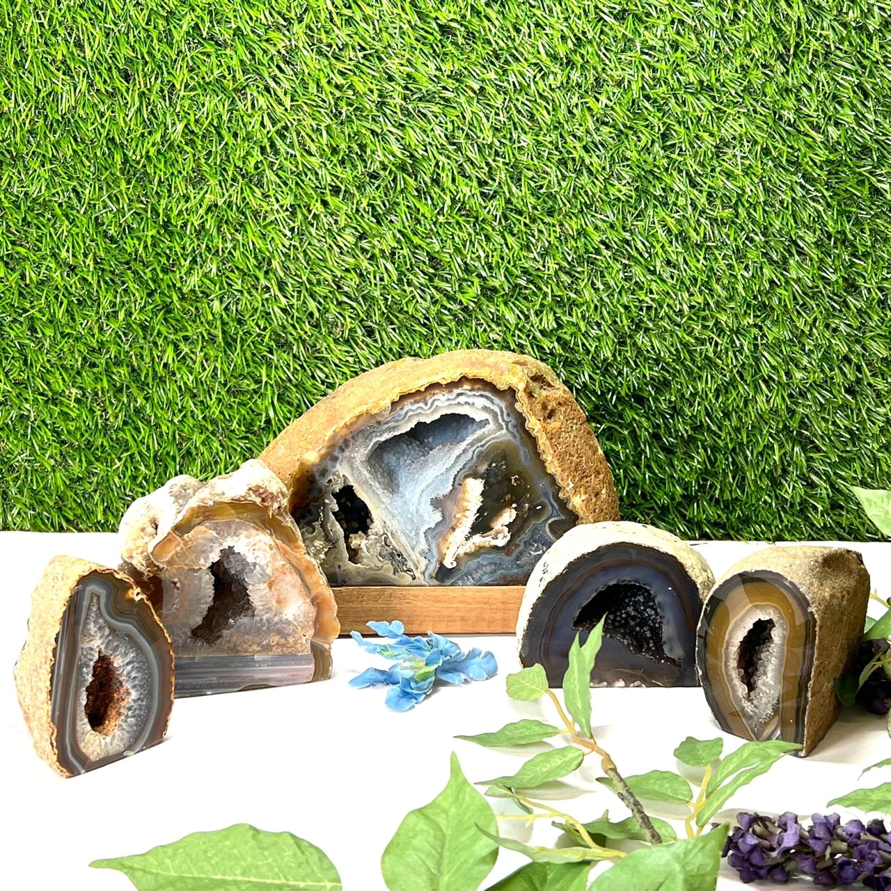 Buy Agate Geodes for Balance online at Talk to Crystals