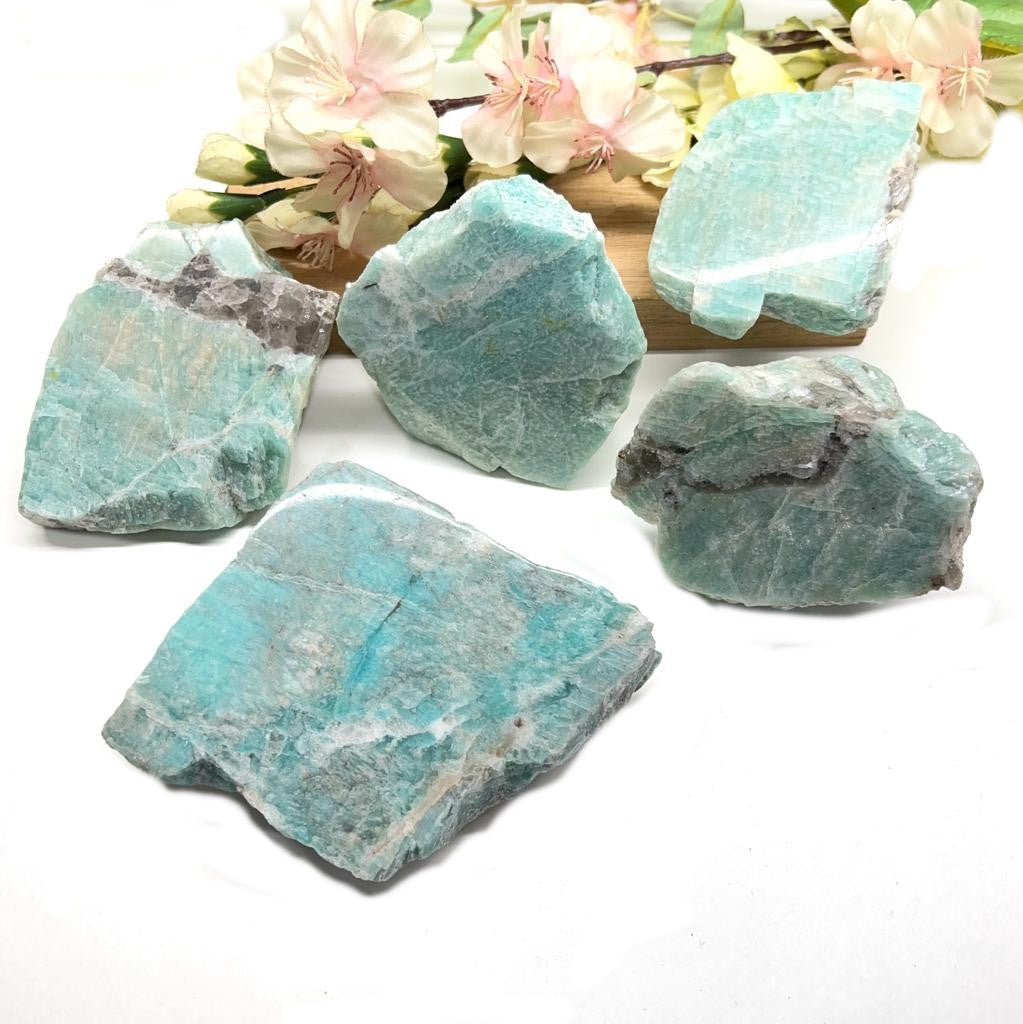 Amazonite One Side Polished Rough