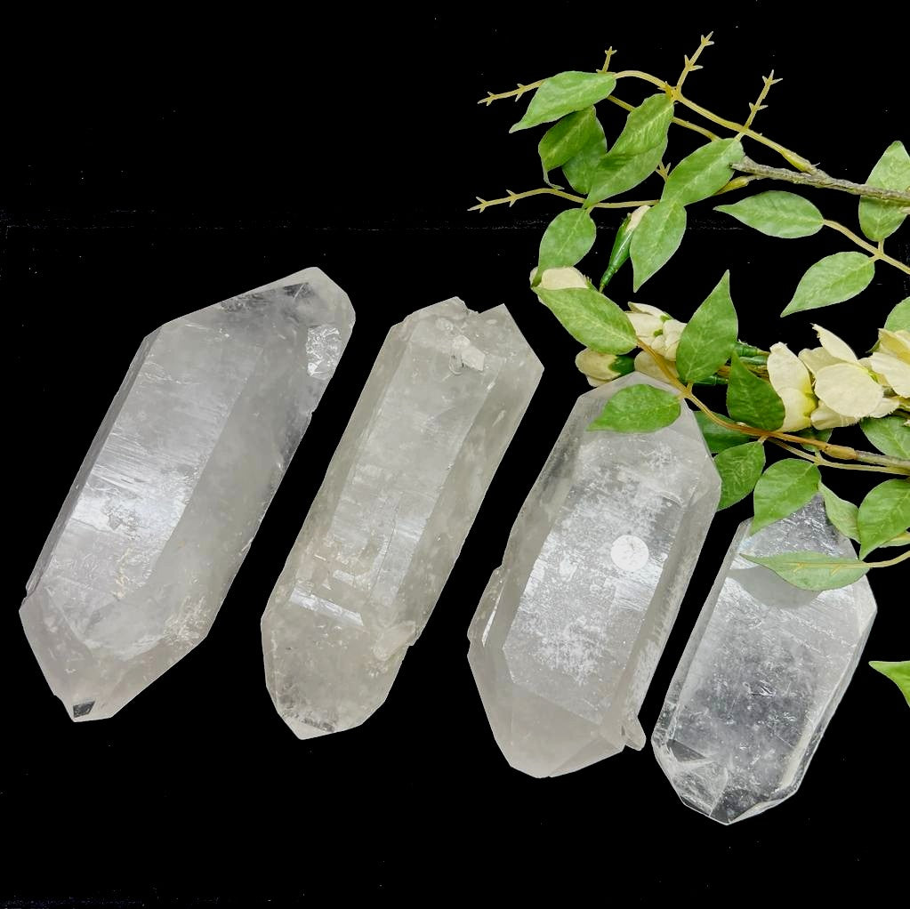 Clear Quartz Double Terminated Lemurian Pointers at Talk to Crystals