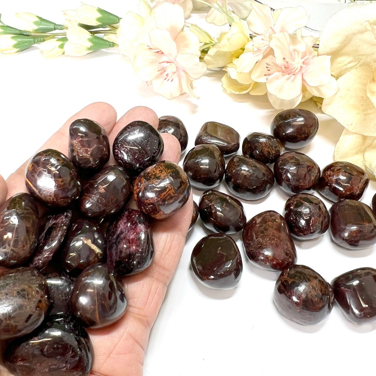 Shop Genuine Garnet Tumble Stone for Courage and Vitality