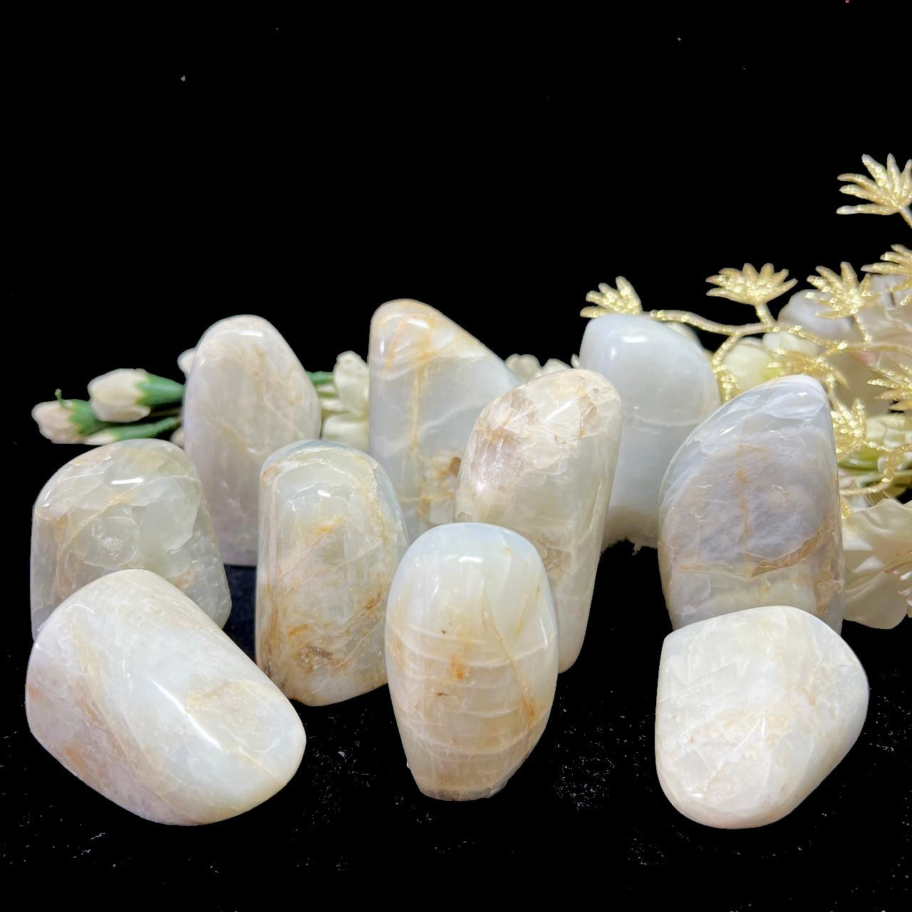 Moonstone Freeforms for Divine Feminine Energy at Talk to Crystals