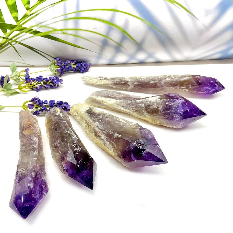 Shop Genuine Amethyst Natural Wands Online | Talk to Crystals