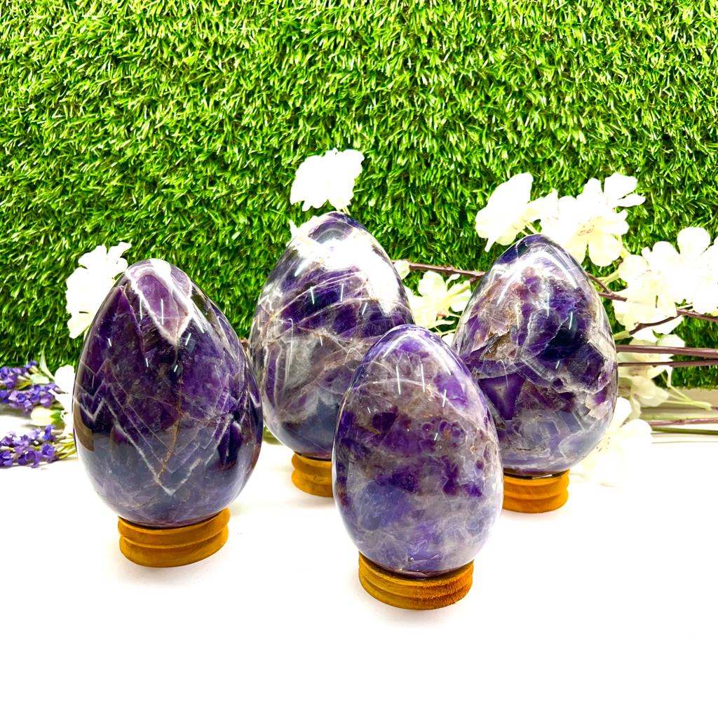 Amethyst Egg for Meditation buy online at talk to crystals