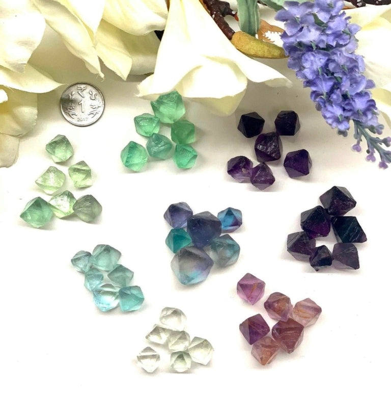 Shop Genuine Fluorite Octahedrons Online - Talk to Crystals