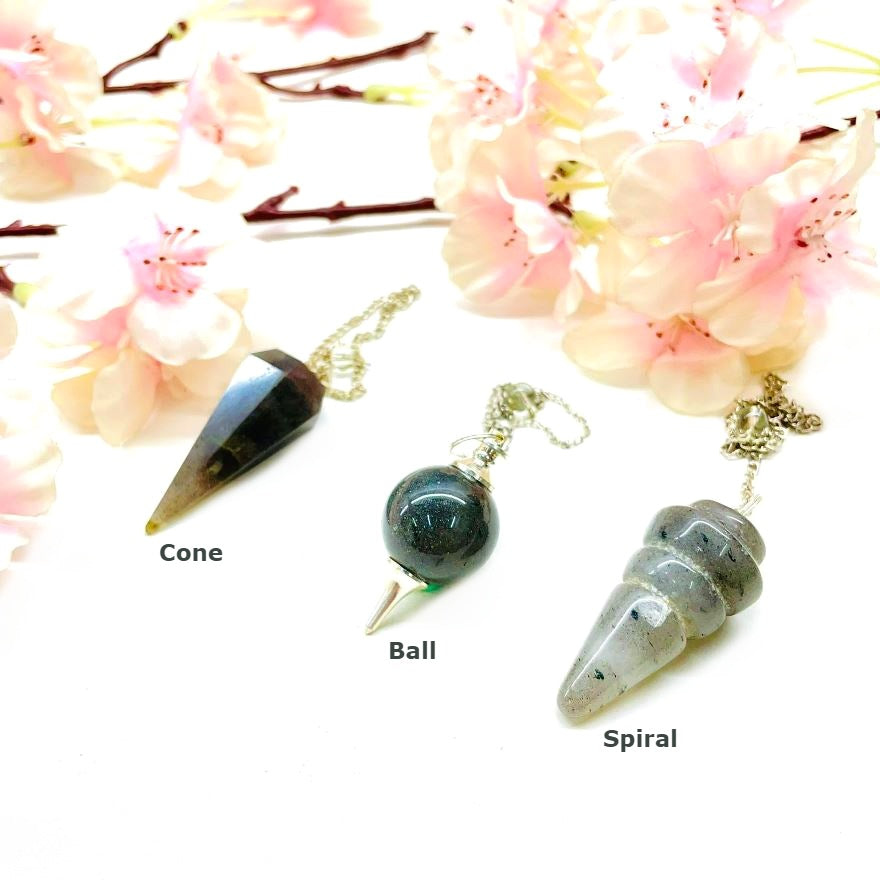 Shop Genuine Grey Aventurine Pendulum for Dowsing - Talk To Crystals