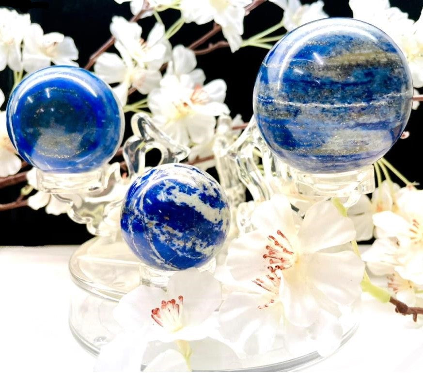 Buy Genuine Lapis Lazuli Sphere Ball Online | Talk to Crystals
