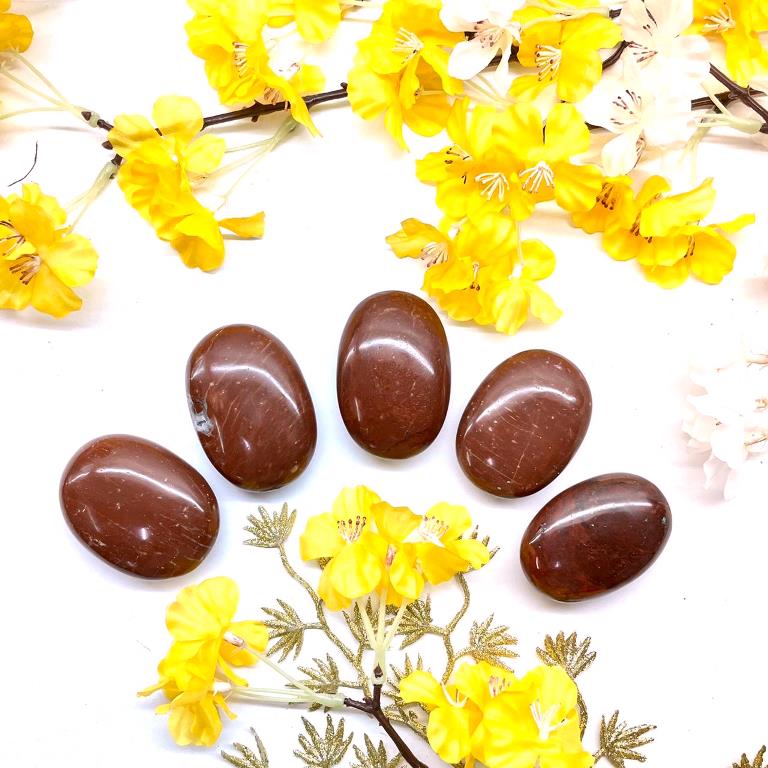 Red Jasper Palmstone (Strength and Endurance)