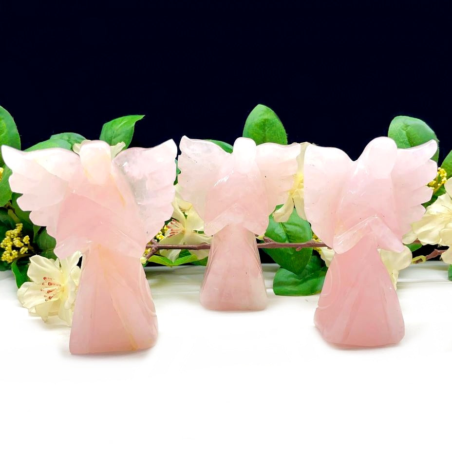 Buy Rose Quartz Arch-Angel Figurine Online for Love and Harmony