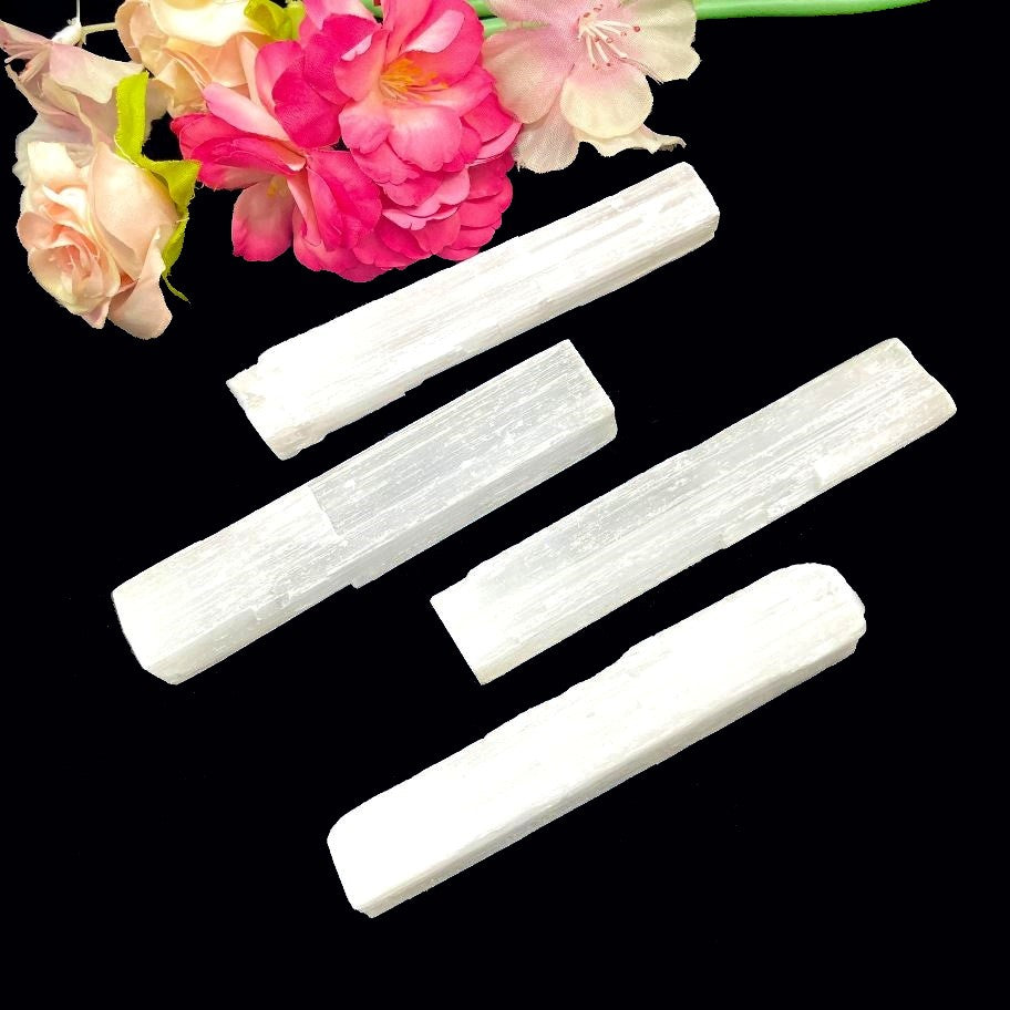 Shop Genuine Selenite Natural Wands Online | Talk to Crystals