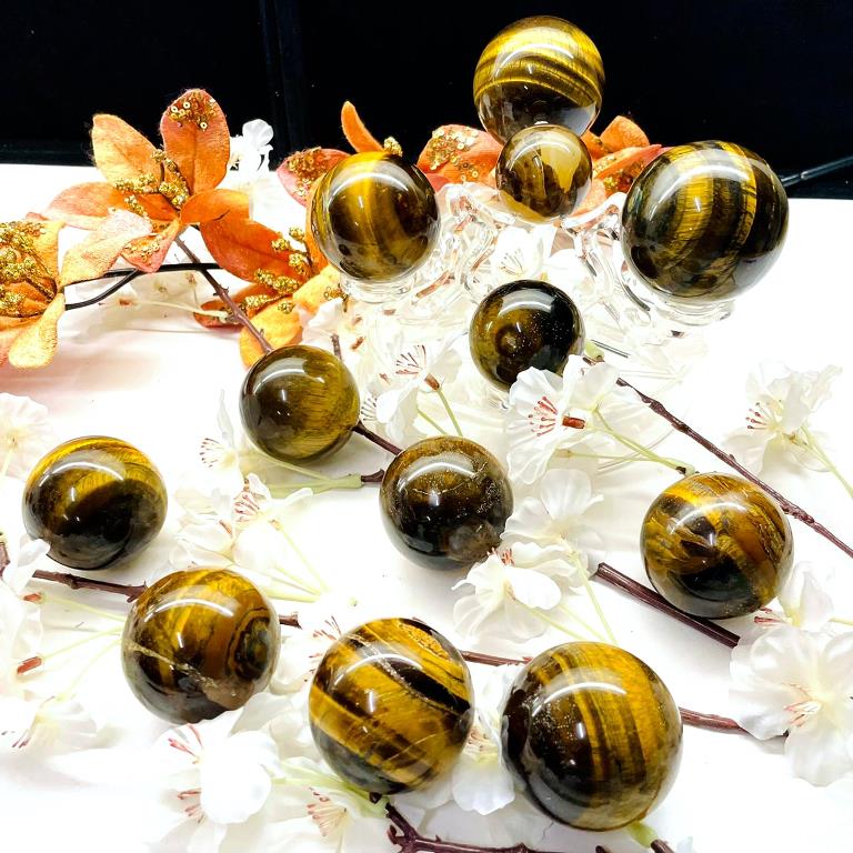 Buy Genuine Tiger Eye Sphere for Courage | Talk to Crystals