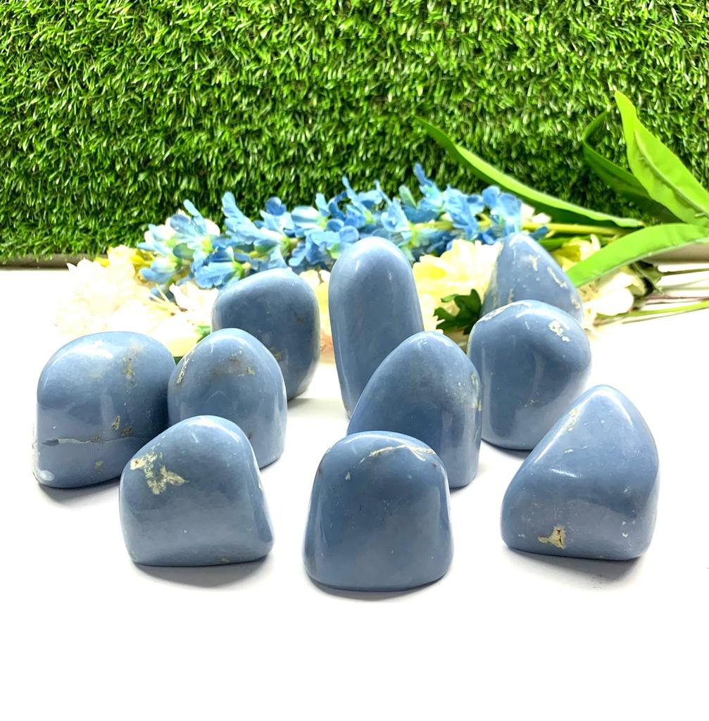 Buy Online Angelite Polished Free Form for Angel Connection