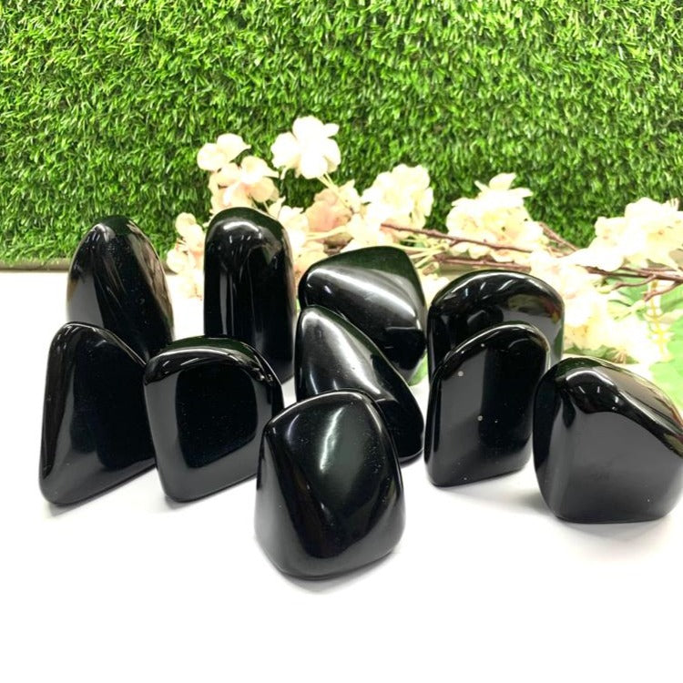 Black Obsidian Free Form for Grounding Online at Talk to Crystals
