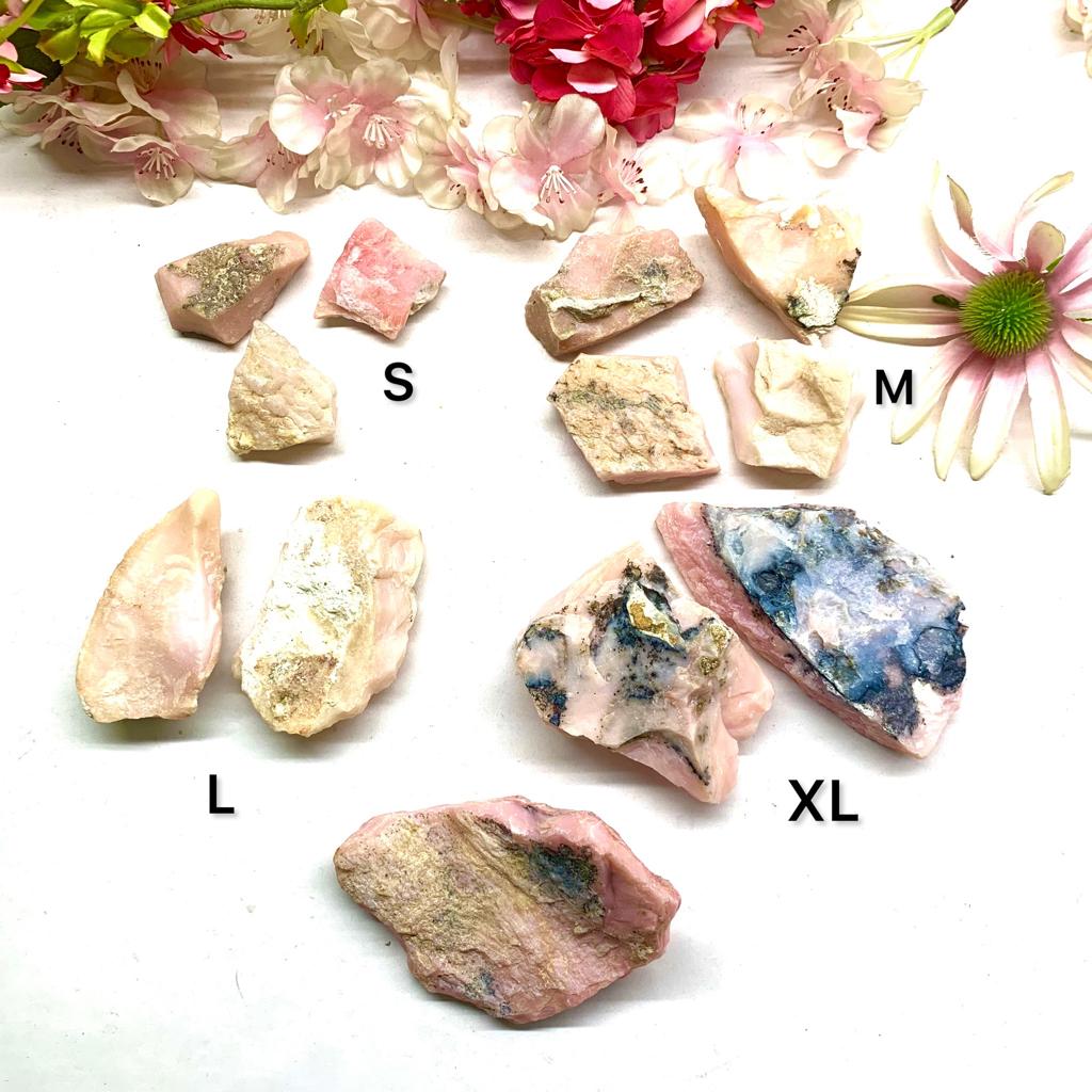 Pink Opal Rough Peruvian for Emotional Balance buy crystals online