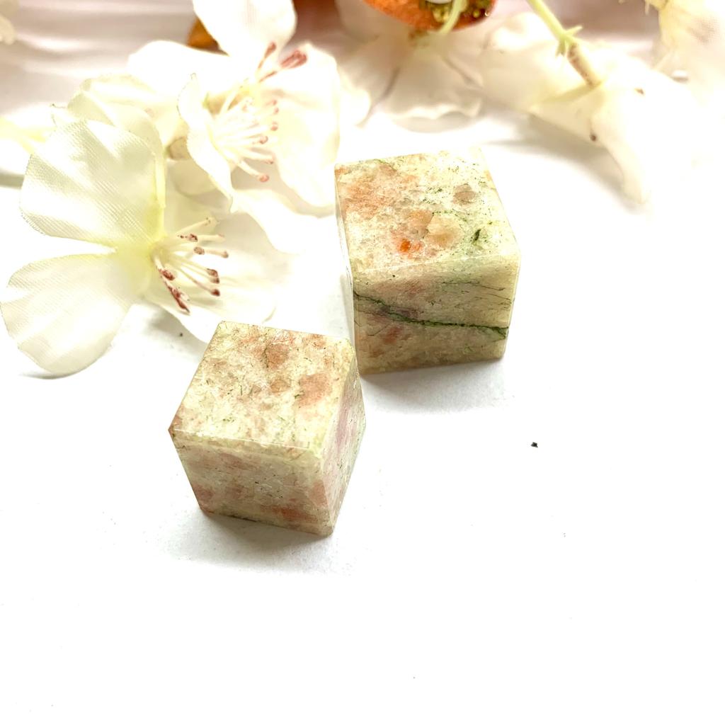 Sunstone Cube for Joy and Inspiration buy healing crystals online