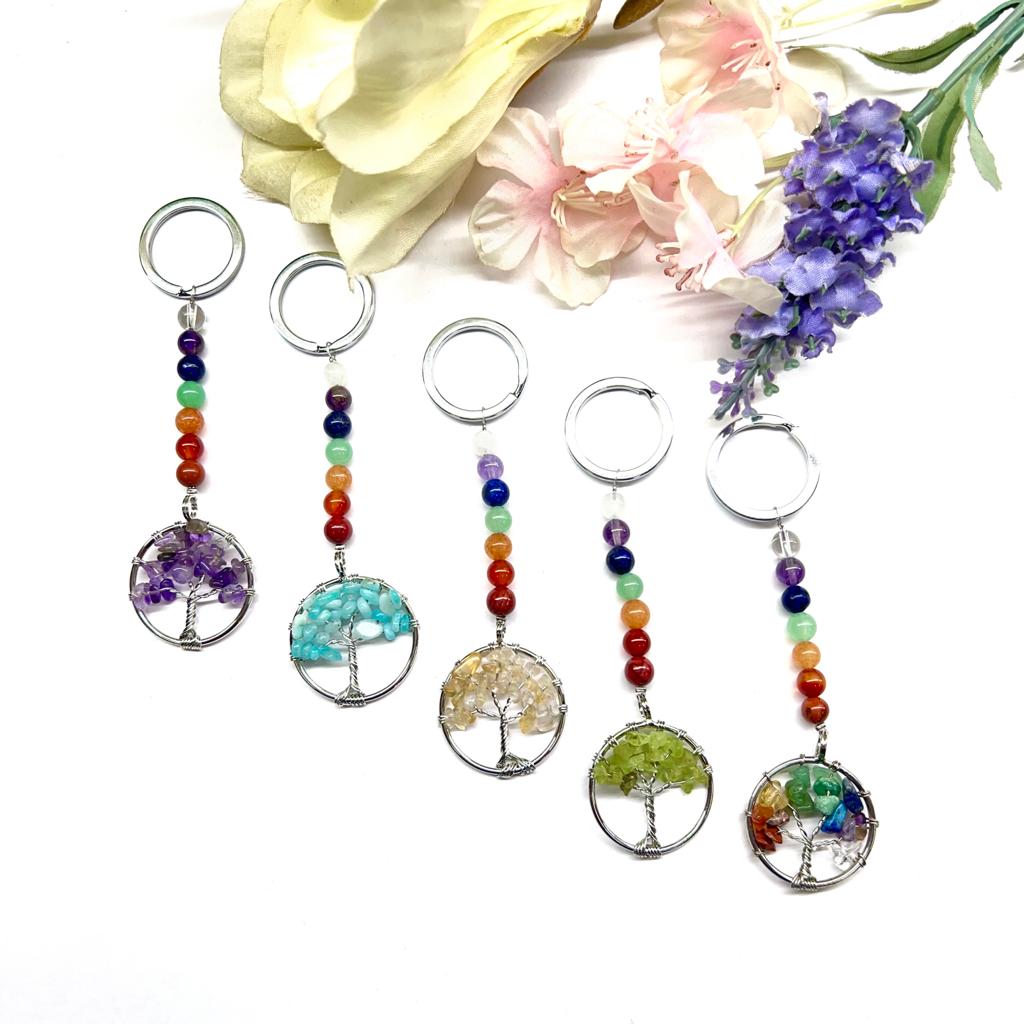 Tree of life Key Rings buy online at Talk to Crystals